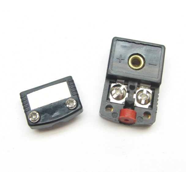 Thermocouple Connector, Type-J, Mini-Female, Flat Blade Socket, Deluxe ...
